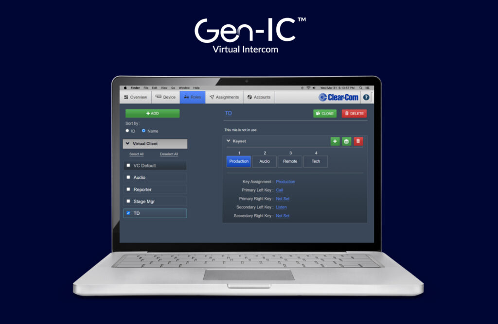 Clear-Com Announces Gen-IC Virtual Intercom is Now Ready to Ship - pro360